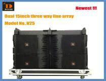 Professional Three Way Line Array Dual Inch V Speaker Three Way And Line Array Price