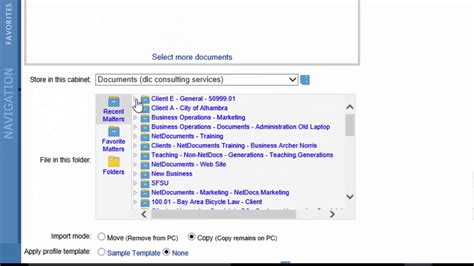 Uploading Documents Into Netdocuments Youtube