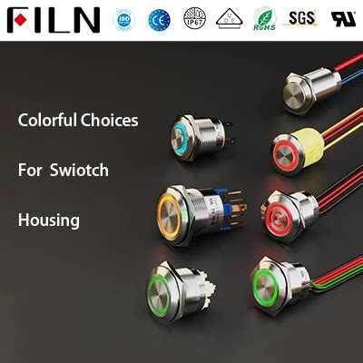 Great 3 Way Push Button Switch Metal Rotary Switch 3 Way 5 Pin Push Button Switch Latching