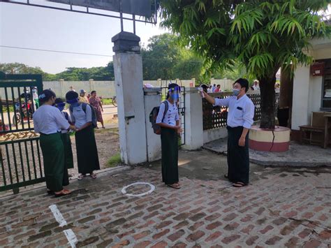 ဝါးခယ်မမြို့နယ်ရှိအခြေခံပညာကျောင်းများတွင်ကျောင်းသားကျောင်းသူများအေးချမ