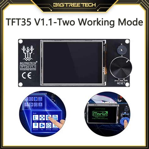 bigtreetecg tft24 v1 1 touch screen compatible 12864lcd display vs mks tft2 4 tft35 for skr v1 4