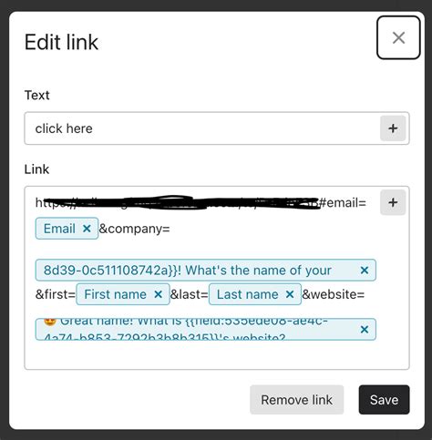 Url Hidden Field In Typeform Follow Up Email Community