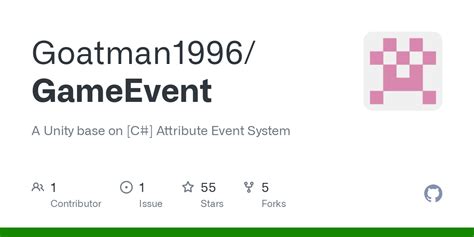 Github Goatman1996gameevent A Unity Base On C Attribute Event System