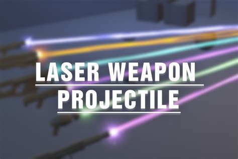 Laser Weapon Projectile ビジュアルエフェクト パーティクル Unity Asset Store