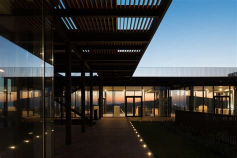 Gai Kodzor Winery Is A Concrete And Glass Building On A Hilltop In Russia
