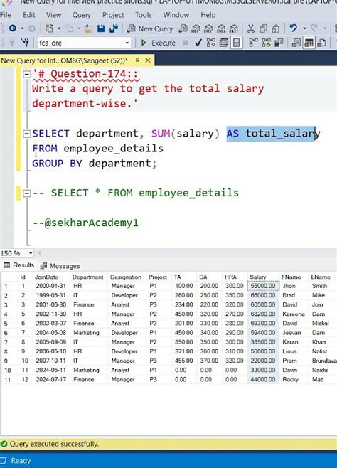 Sql Interview Question 174 Sql Mysql Oracle Interview Shorts Reels Coding
