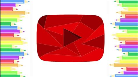 How To Draw The Diamond Play Button