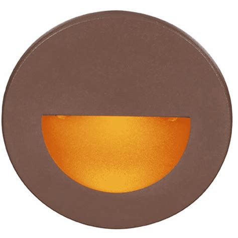 Wac Lighting Wl Led300 Am Bz Modern Bronze Led Amber Half Round Indoor