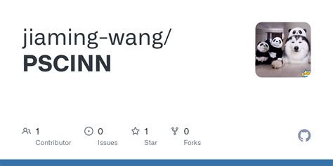 Github Jiaming Wangpscinn