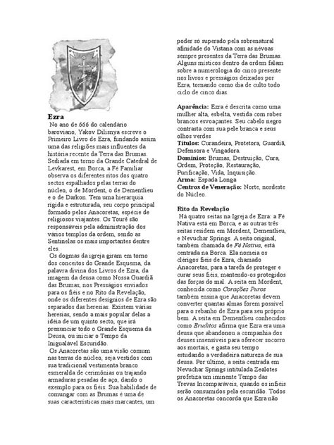 Ravenloft Tratado Sobre Ezra Pdf Padre Fé