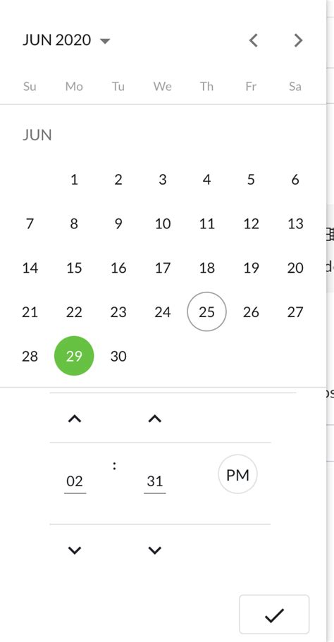 Picker Doesn T Highlight Selected Date When Using Without Mat