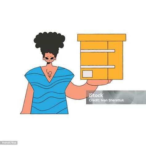 손에 상자를 들고 있는 매력적인 남자 패키지 및화물 배달의 본질 가상현실에 대한 스톡 벡터 아트 및 기타 이미지 가상현실 남자 배달 Istock