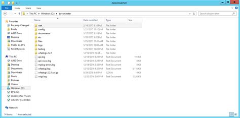 Windows Worker Nodes Doconverter Service Docs
