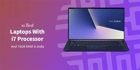 10 Best Laptops With I7 Processor And 16GB RAM In India