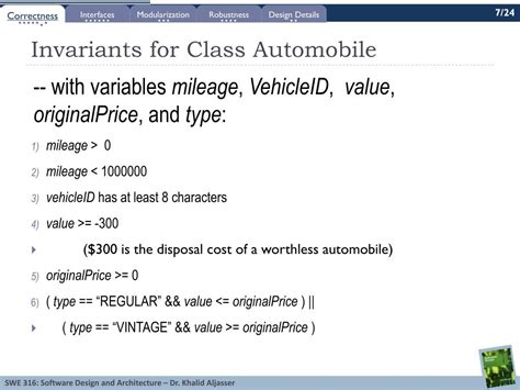 Ppt Lecture 05 Design Principles I Correctness And Robustness Powerpoint Presentation