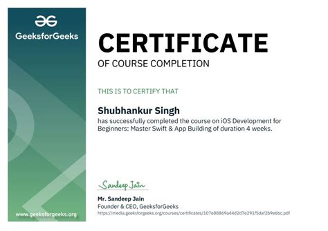 Iosdevelopment Swift Appbuilding Geeksforgeeks