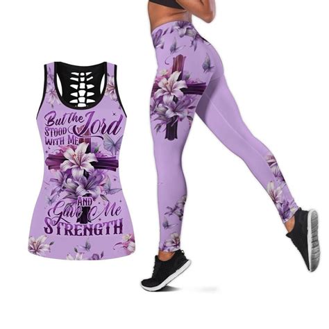 But The Lord Stood With Me And Gave Me Strength Womens Tank Top And