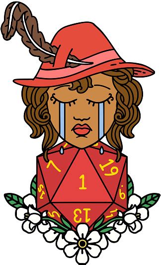 자연 하나의 D20 주사위 롤 일러스트레이션으로 우는 인간 바드 가수에 대한 스톡 벡터 아트 및 기타 이미지 가수 굴리기 깃털 Istock