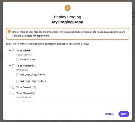 Full And Custom Deploy Of Your Staging Site Siteground Tutorials