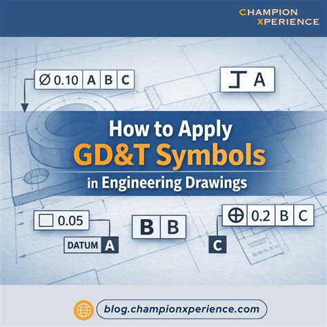 How To Apply Gdandt Symbols In Engineering Drawings Championxperience
