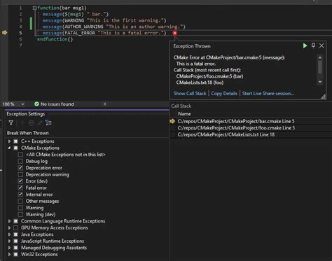 Cmake Debugger Allows You To Debug Your Cmake Scripts And More C Team Blog Rcpp