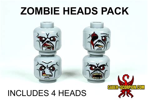 Zombie Heads Lego