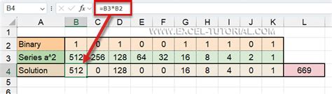 Convert Binary Number To Decimal In Excel 0️⃣ 1️⃣