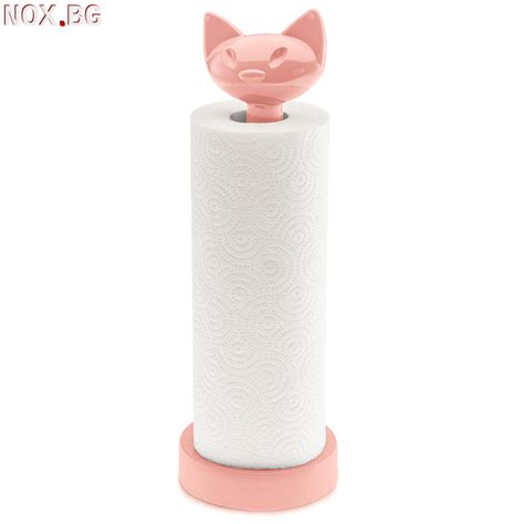 Поставка за кухненска хартия котка пластмасова стойка за кух 6 50лв гр Добрич Nox Bg 27227