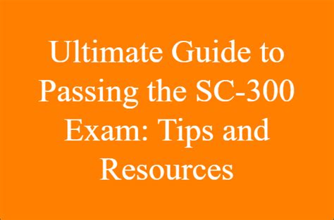 Ultimate Guide To Passing The Sc 200 Exam Tips And Resources