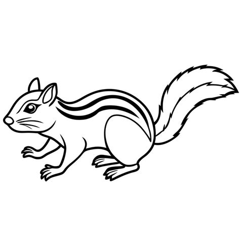 Eastern Chipmunk Rodent Runs Icon 47932808 Vector Art At Vecteezy