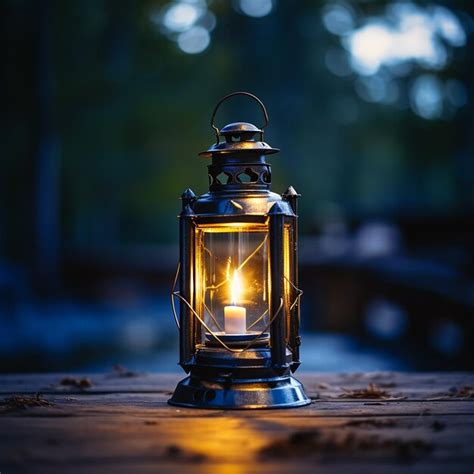 Premium Photo Lantern In Camping