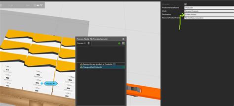 Transport Destination And Agv Problem Process Modeling Visual Components The Simulation