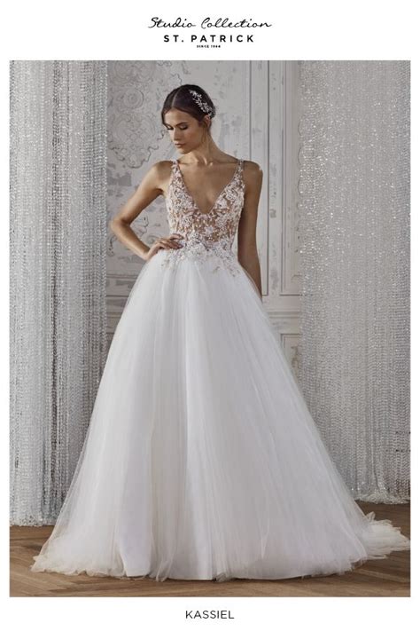 Kassiel Dress Sparkly Wedding Dress Elegant Bridal Gown Glitter