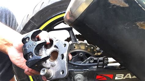 Kawasaki Ninja 300 Rear Brake Pad Replacement Youtube