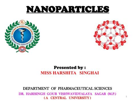 Nanoparticles Drug Delivery System For Medicine Pptx