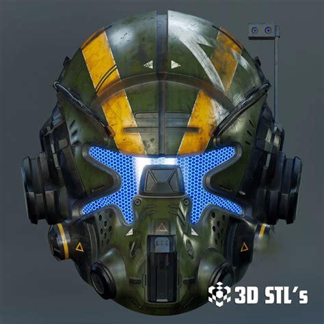 Titanfall Jack Cooper Pilot Helmet Stl 3d Printable Model 3d Stls