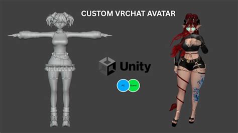 Edit Upload Create Custom Vrchat Avatar Vrc Avatar Quest And Pc Optimization By Gracemana Fiverr
