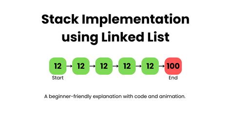 Stack Implementation Using Linked List Learn Stack In Dsa With Js C