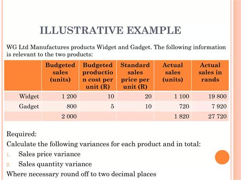 Lecture 5 Standard Costing And Variance Analysis Pdf