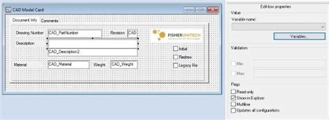 How To Link Variables In Solidworks Pdm To A New Drawing