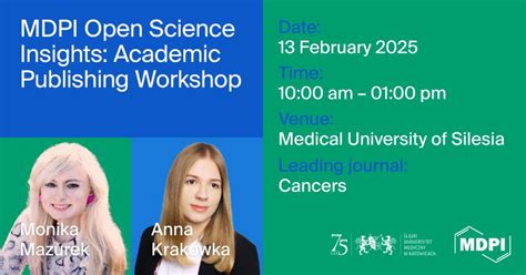 Mdpi Openaccess Publishing Workshop Mdpi