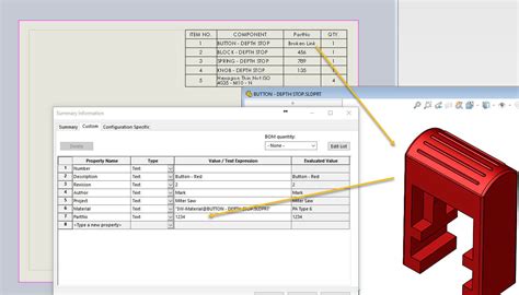 SOLIDWORKS BOM Should I Link Or Break Cells
