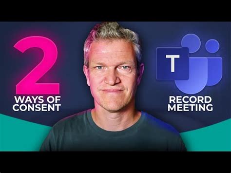 2 Ways Of Consent For Recording A Teams Meeting Master The M365 Digital Wave