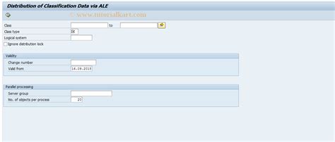 BD93 SAP Tcode Send Classification