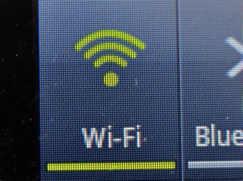 Lcd Phone Screen Displaying Wifi Symbol Access Communication Isolated Photo Background And