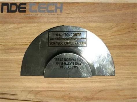 Dc Block Titanium Metric Version Ndt Ut Calibration Block Custom Calibration Block Nde Flaw