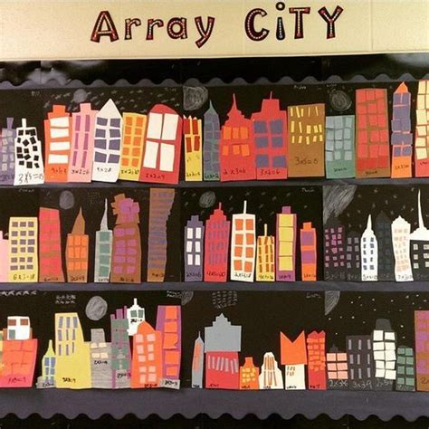 Multiplication Array City Engaging Math Project For 3rd Grade