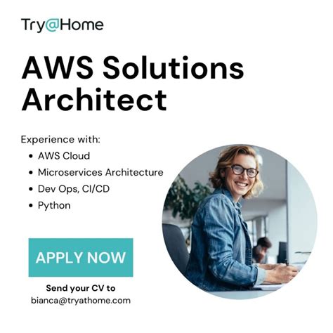 Tryathome On Linkedin Awssolutionsarchitect Awsdevops Techjobs