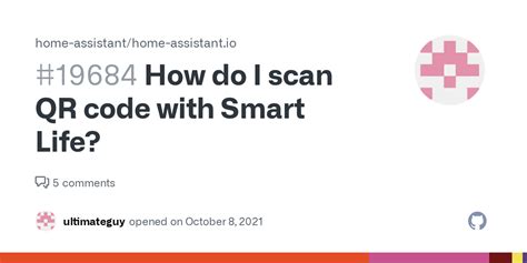 How Do I Scan Qr Code With Smart Life · Issue 19684 · Home Assistant