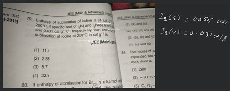 If Enthalpy Of Atomisation For Br2 1 Is ×kj Mol Anl Filo
